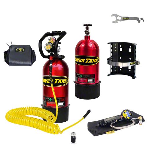 Power Tank Jeep Wrangler 10 lb. Package C Power Tank System; Candy Red ...