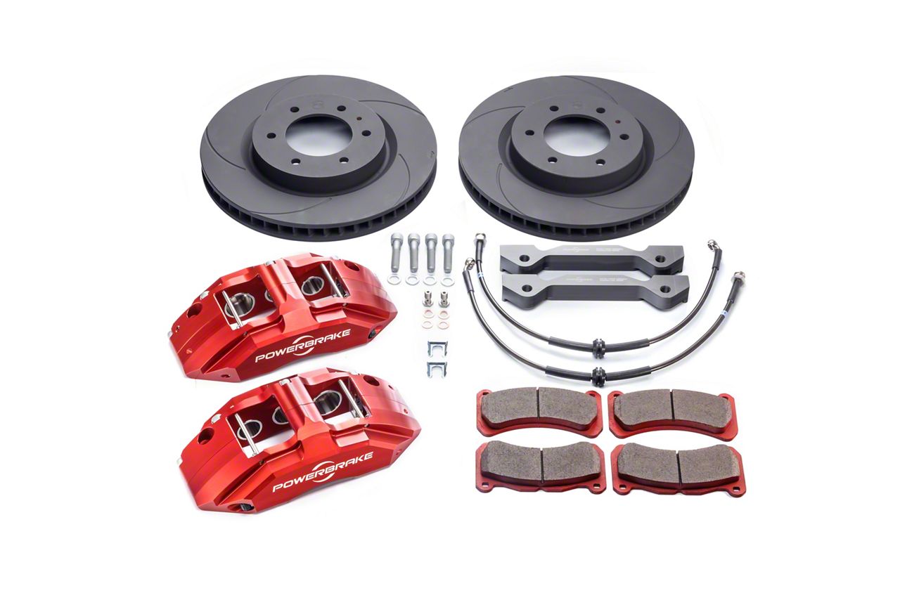 Powerbrake Toyota 4-Runner X-Line 6-Piston Front Big Brake Kit with 13. ...