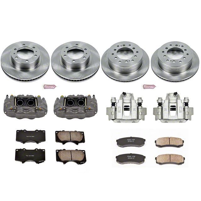 PowerStop Toyota 4-Runner OE Replacement 6-Lug Brake Rotor, Pad and ...