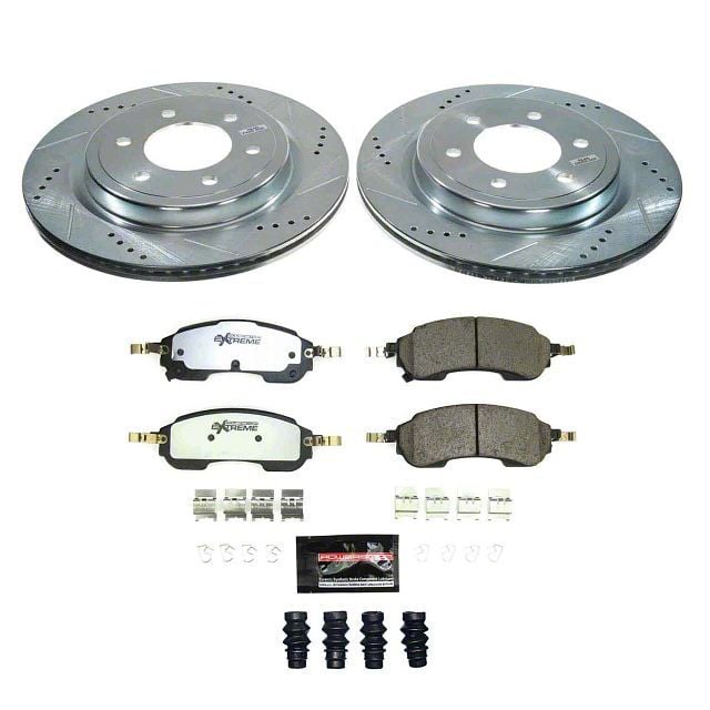PowerStop Bronco Z36 Extreme Truck and Tow 6-Lug Brake Rotor and Pad ...