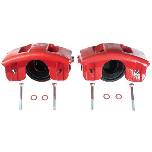 PowerStop Jeep Cherokee Performance Front Brake Calipers; Red S4339 (90 ...
