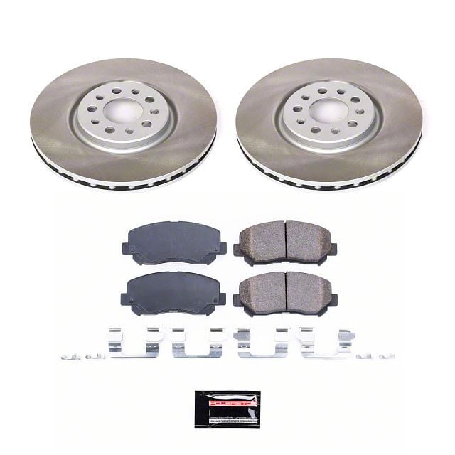 PowerStop Jeep Cherokee Semi-Coated Brake Rotor and Pad Kit; Front ...