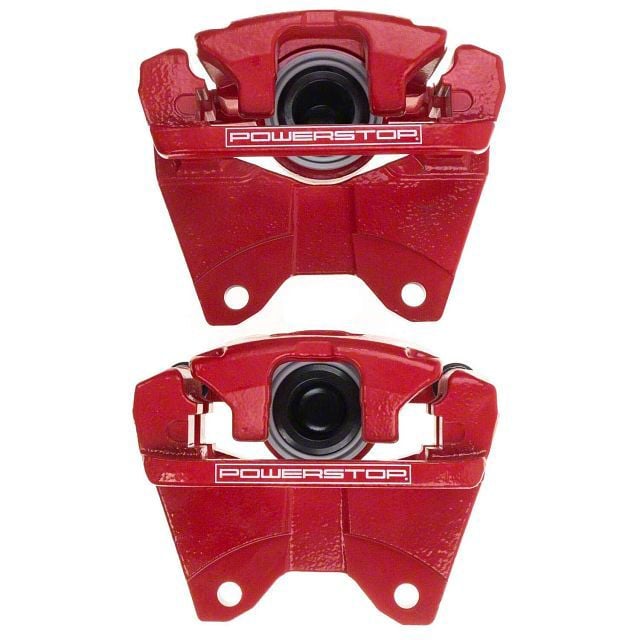 PowerStop Jeep Wrangler Performance Rear Brake Calipers; Red S5046EB ...