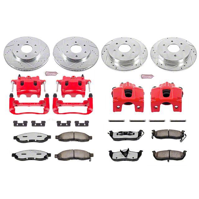 PowerStop Titan Z36 Extreme Truck and Tow 6-Lug Brake Rotor, Pad and ...