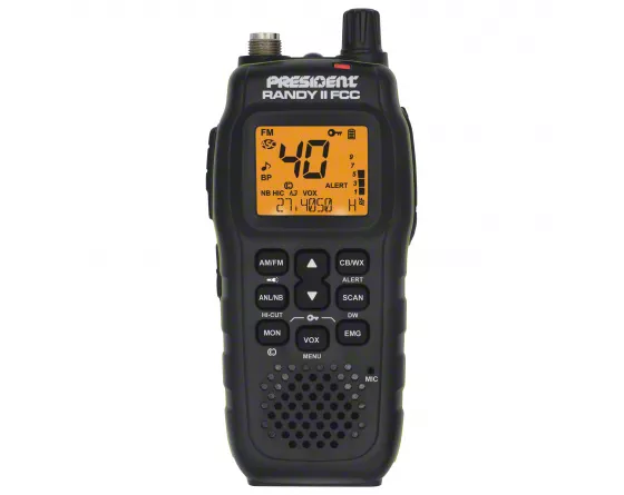 President Electronics Tundra 40-Channel AM/FM Handheld CB Radio with ...