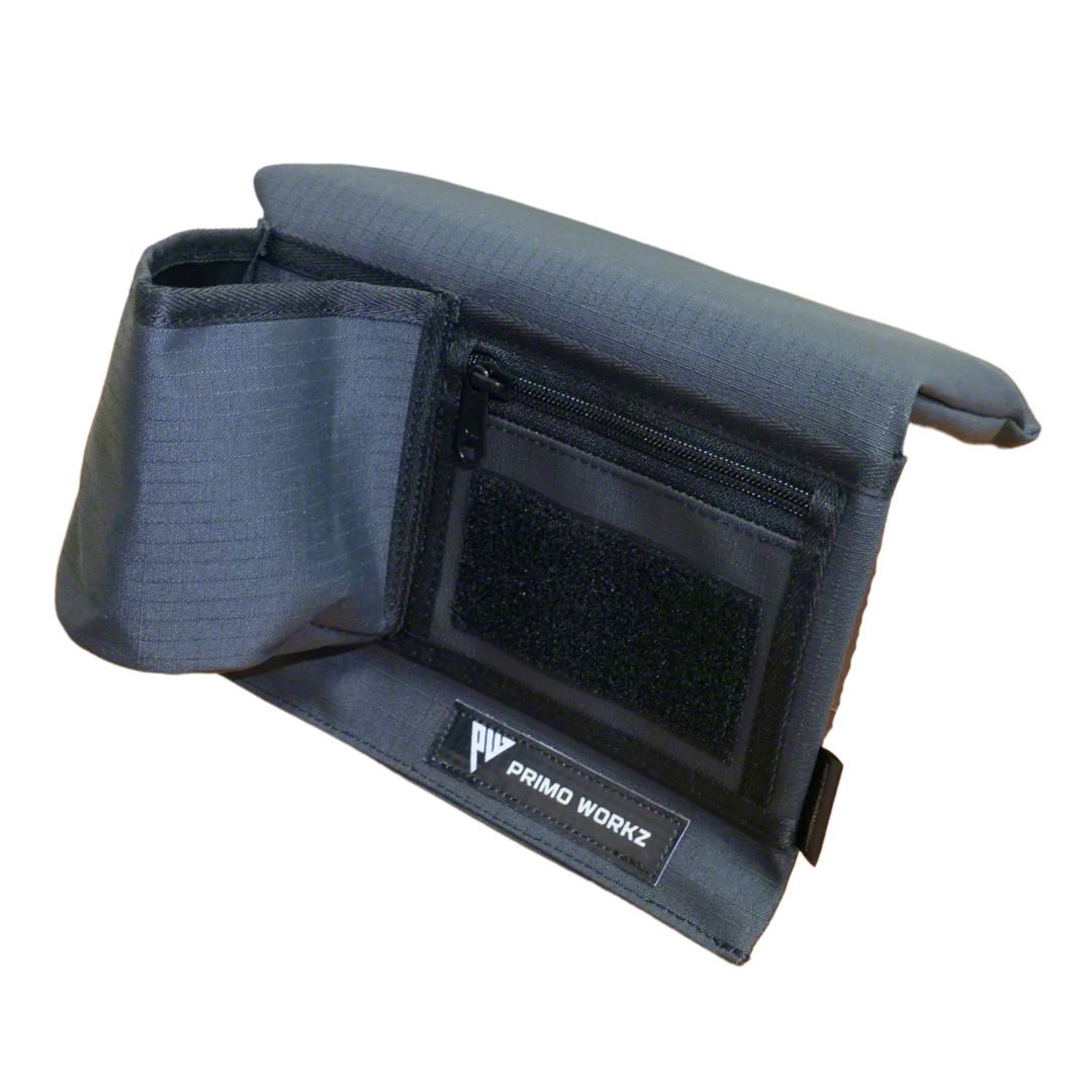 Primo Workz Jeep Gladiator Armrest with Cupholder; Black Canvas; Passenger Side PWARCHRPS ...