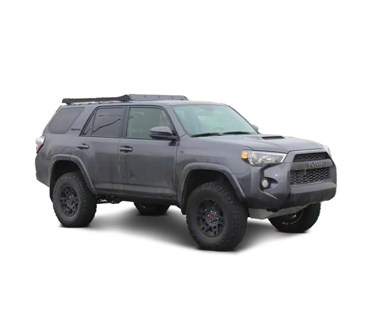 Prinsu Toyota 4-Runner 3/4 Roof Rack with LP4 Light Pod Cutout Wind ...