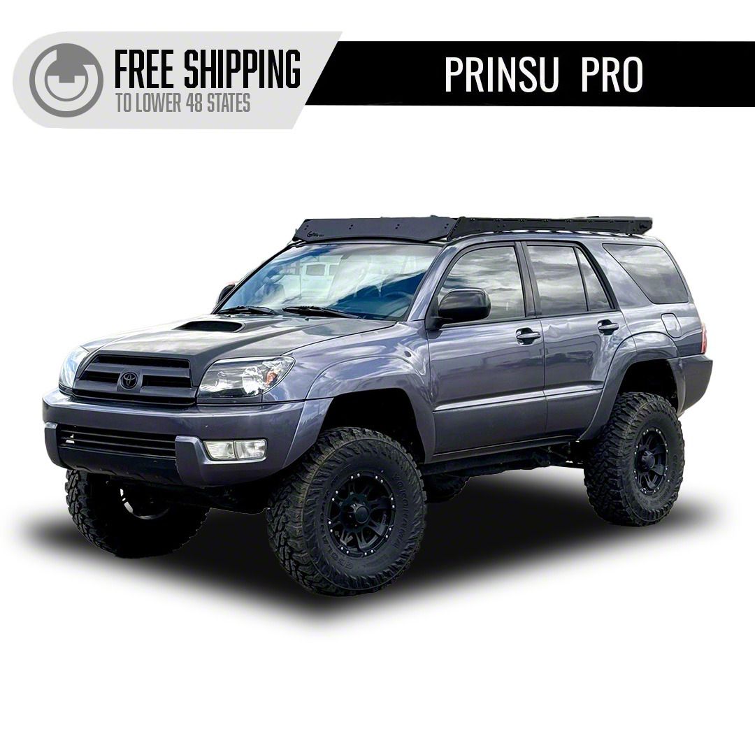 Prinsu Toyota 4-Runner Pro Full Roof Rack with Standard Wind Deflector ...