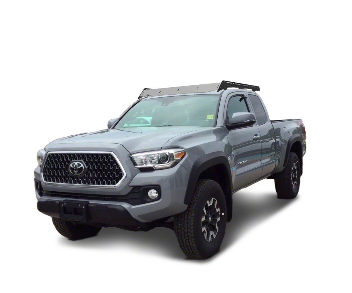 Prinsu Tacoma Roof Rack with 40-Inch LED Light Bar Cutout Wind ...