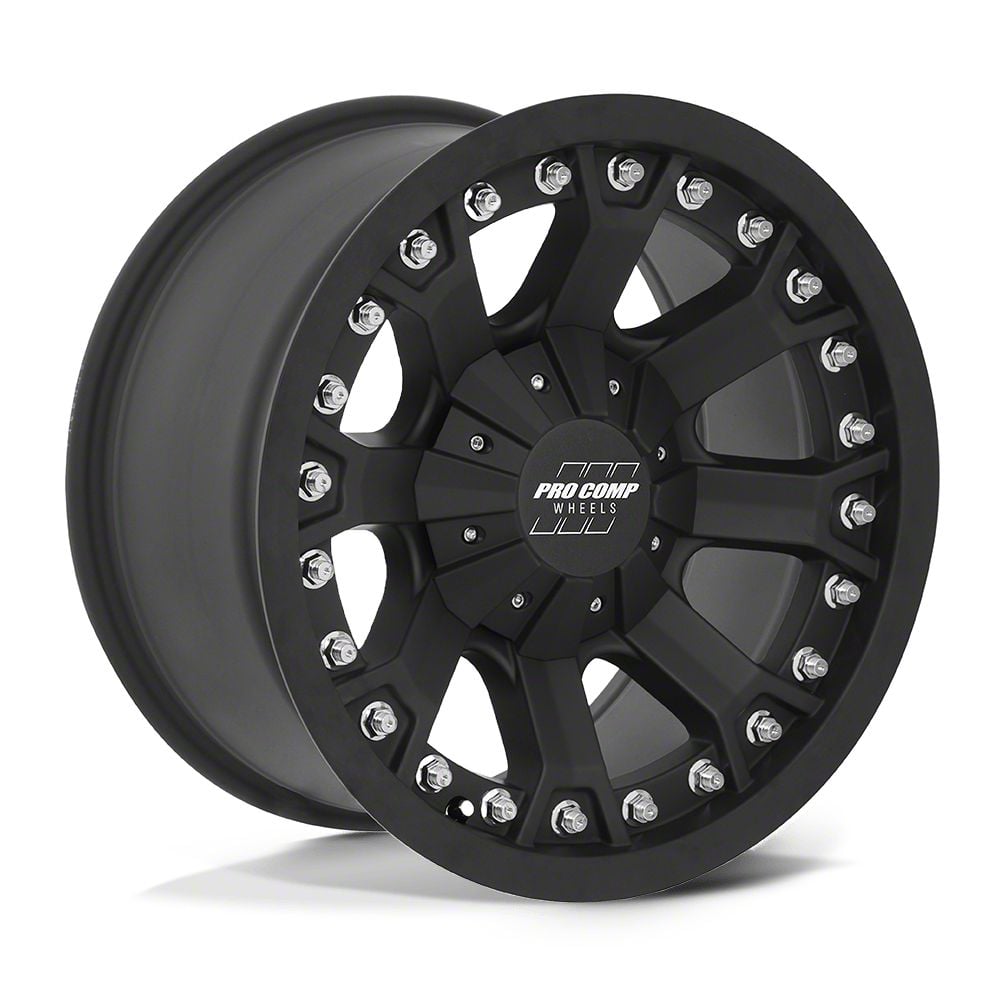Pro Comp Wheels Toyota 4-Runner Grid Flat Black 6-Lug Wheel; 17x9; -6mm ...