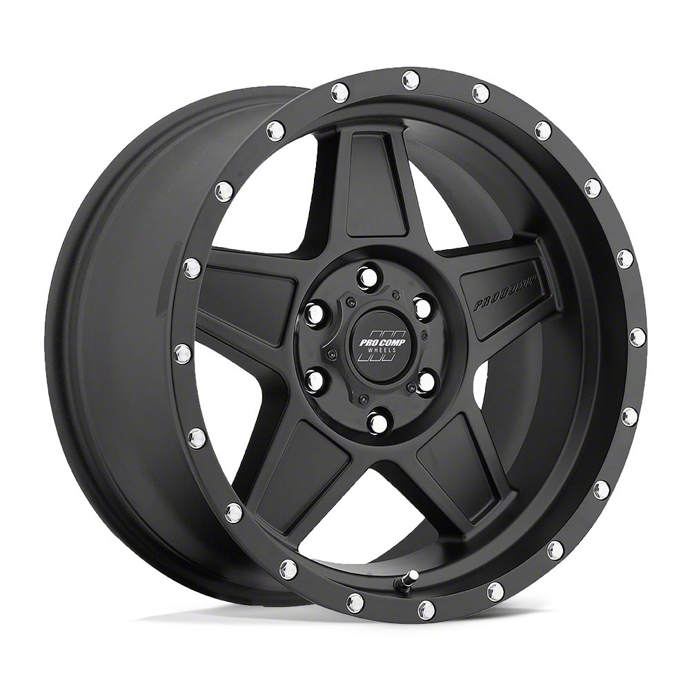 Pro Comp Wheels Toyota 4-Runner Predator Satin Black 6-Lug Wheel; 17x8 ...