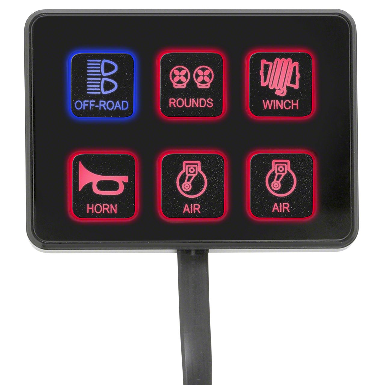 Pro Comp Bronco SS-6 Six Way Touchscreen Sports Switch 76201 (Universal ...