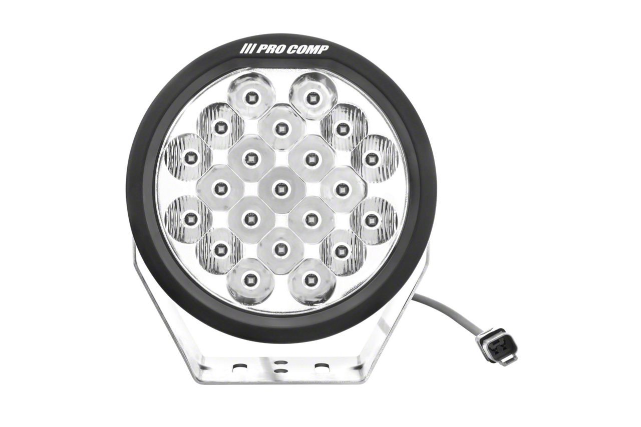 Pro Comp Jeep Wrangler Motorsports Series 5-Inch Round LED Light; Combo ...