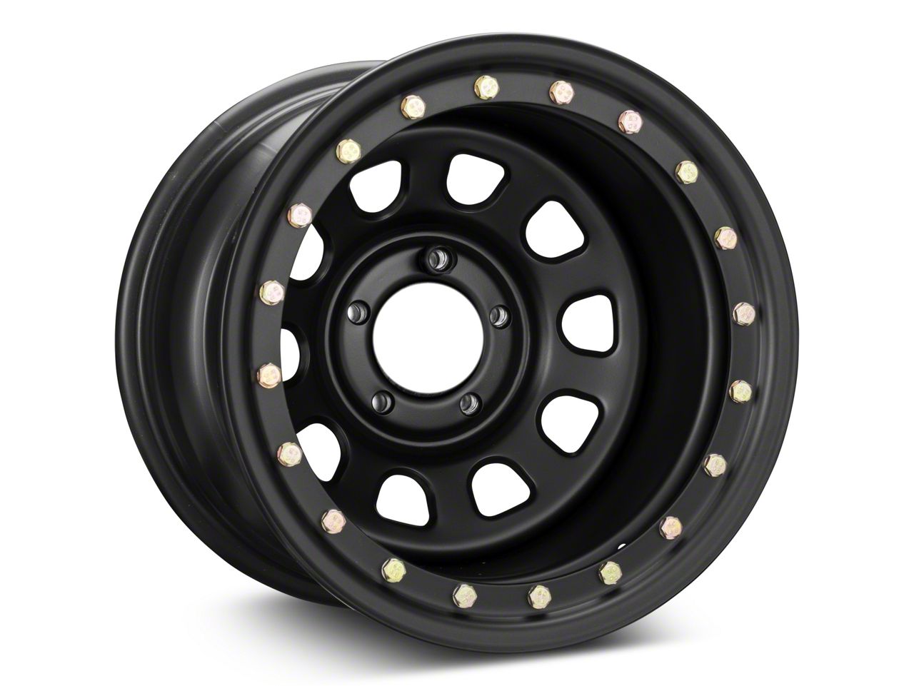 Pro Comp Wheels Jeep Wrangler Steel Series 252 Street Lock Flat Black ...