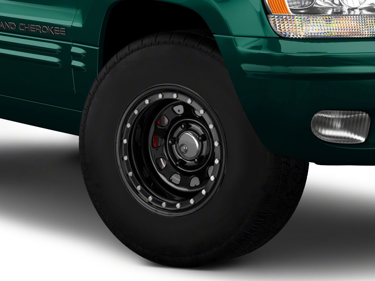 Pro Comp Steel Wheels Jeep Grand Cherokee Street Lock Gloss Black Wheel ...
