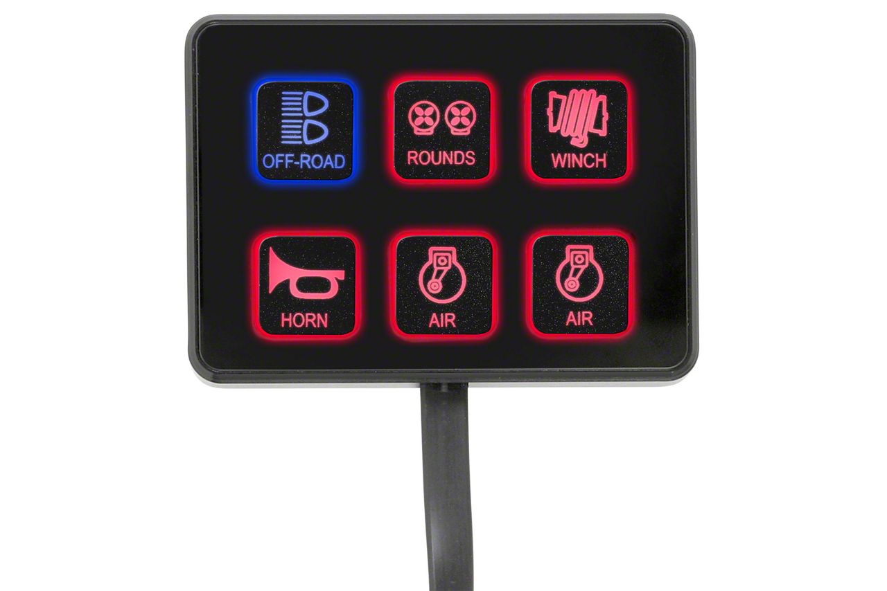 Pro Comp Tundra SS-6 Six Way Universal Switch Panel EXP76201 (Universal ...