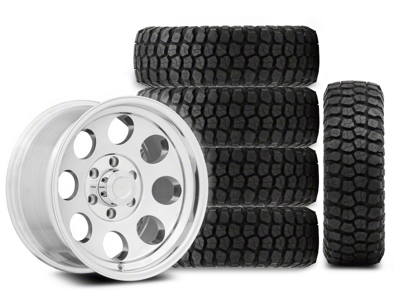 Bronco 17x9 Pro Comp 69 Series Wheel & 37in Ironman Mud-Terrain All ...