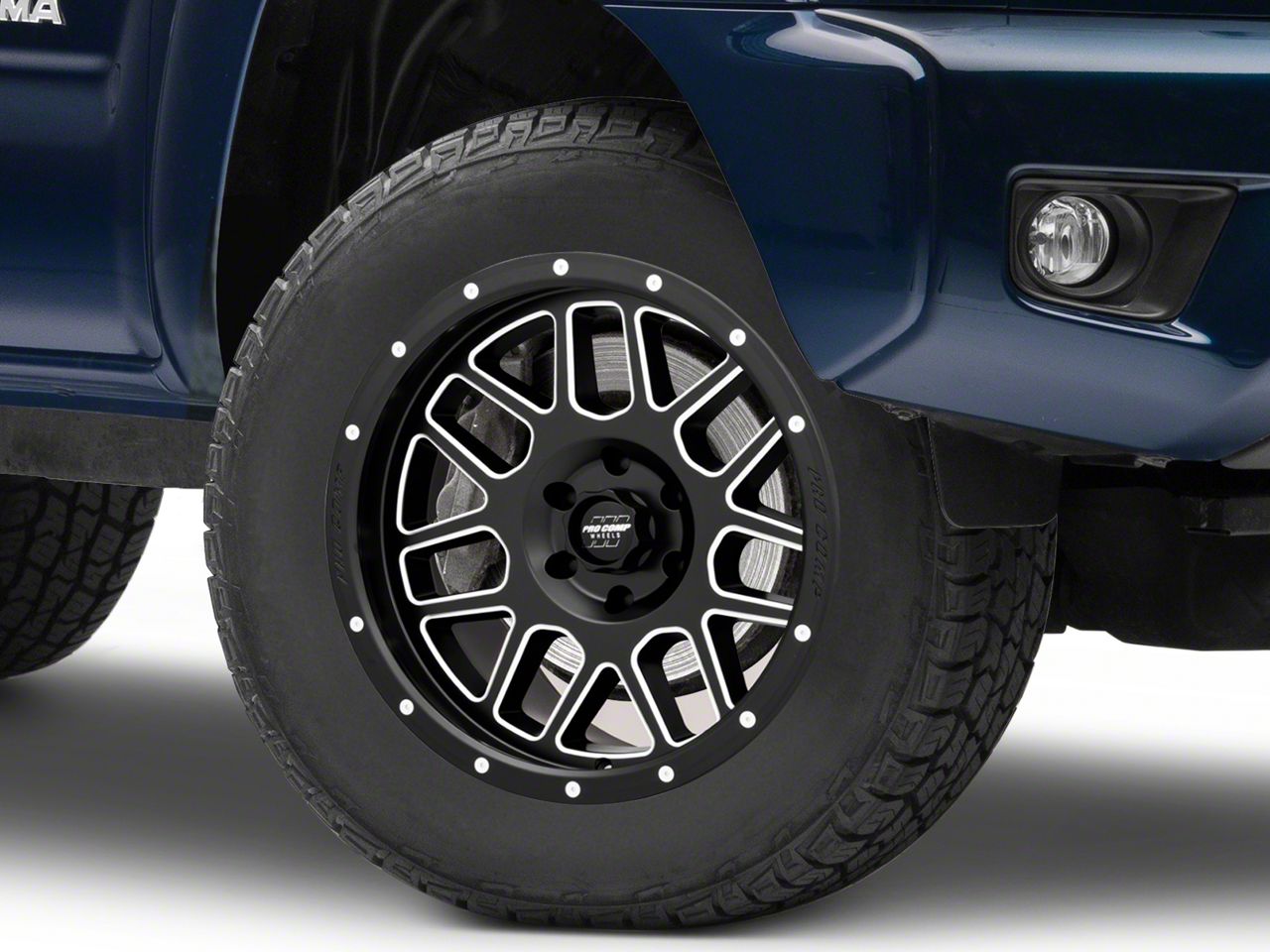 Pro Comp Wheels Toyota 4-Runner Vertigo Satin Black Milled 6-Lug Wheel ...