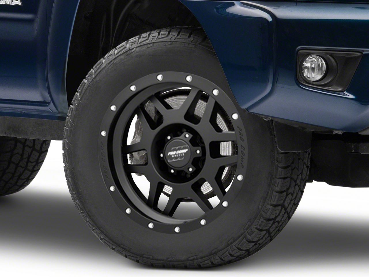 Pro Comp Wheels Tacoma Phaser Satin Black 6-Lug Wheel; 18x9; 12mm ...