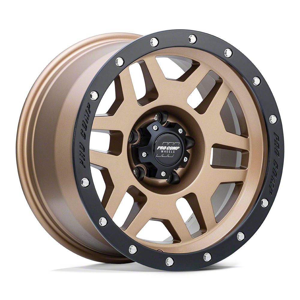 Pro Comp Wheels Toyota 4-Runner Phaser Matte Bronze with Black Lip 6 ...