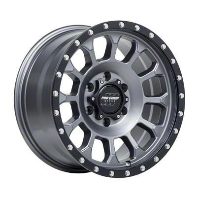 Pro Comp Wheels Toyota 4-Runner Rockwell Matte Graphite with Black Lip ...