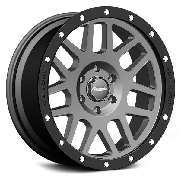 Pro Comp Wheels Toyota 4-Runner Vertigo Dark Gray with Black Lip 6-Lug ...