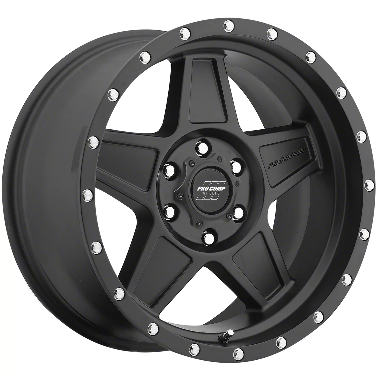 Pro Comp Wheels Tacoma Predator Satin Black 6-Lug Wheel; 17x8.5; 0mm ...