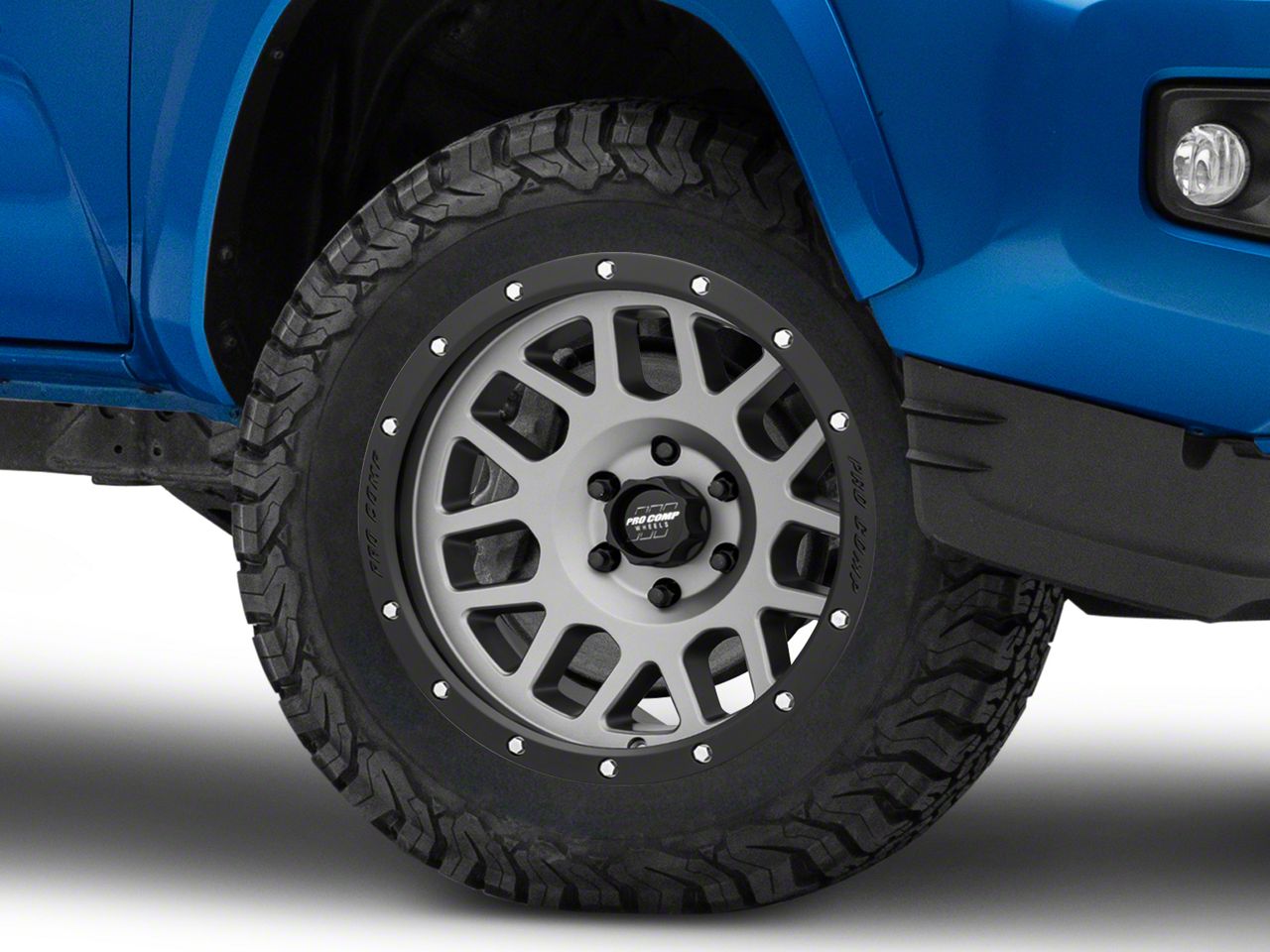 Pro Comp Wheels Tacoma Vertigo Matte Graphite 6-Lug Wheel; 18x9; 0mm ...