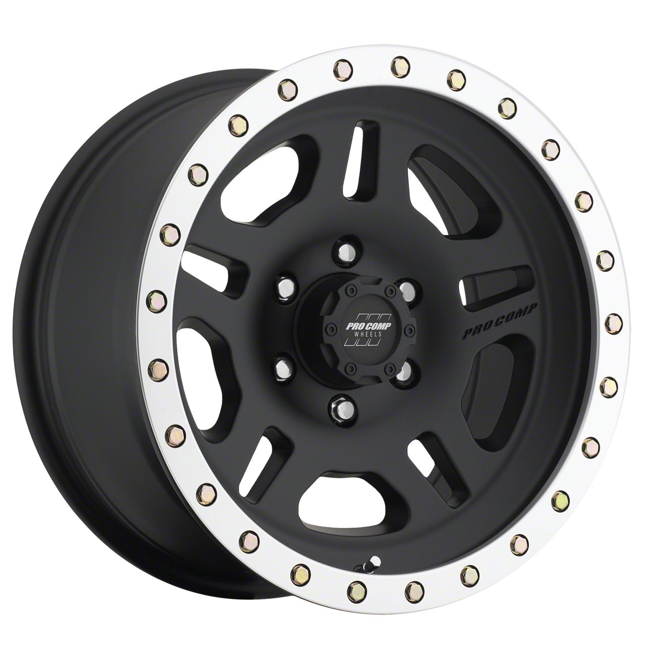 Pro Comp Wheels Toyota 4-Runner La Paz Satin Black Machined 6-Lug Wheel ...