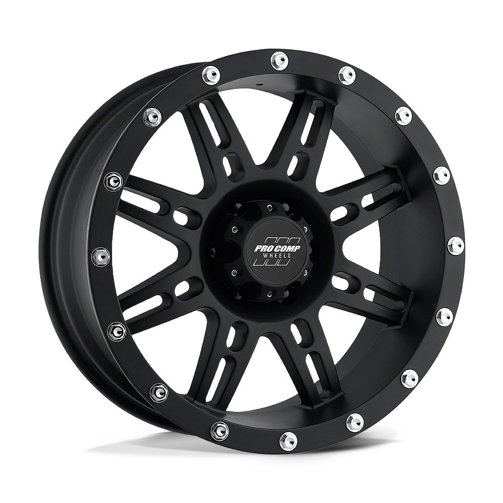 Pro Comp Wheels Toyota 4-Runner Stryler Flat Black 6-Lug Wheel; 16x8 ...
