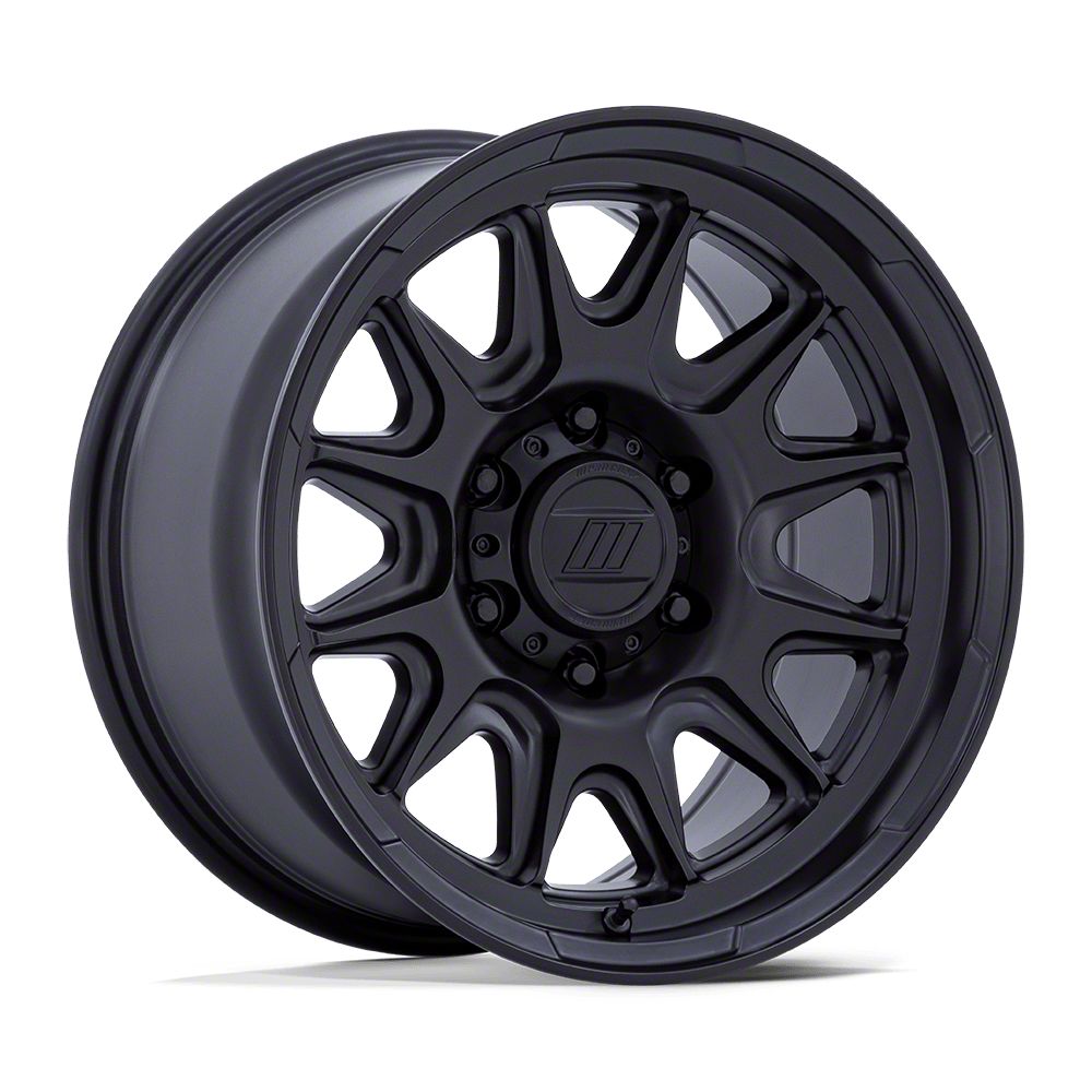 Pro Comp Wheels Bronco Pulse Matte Black 6-Lug Wheel; 17x8; 20mm Offset ...