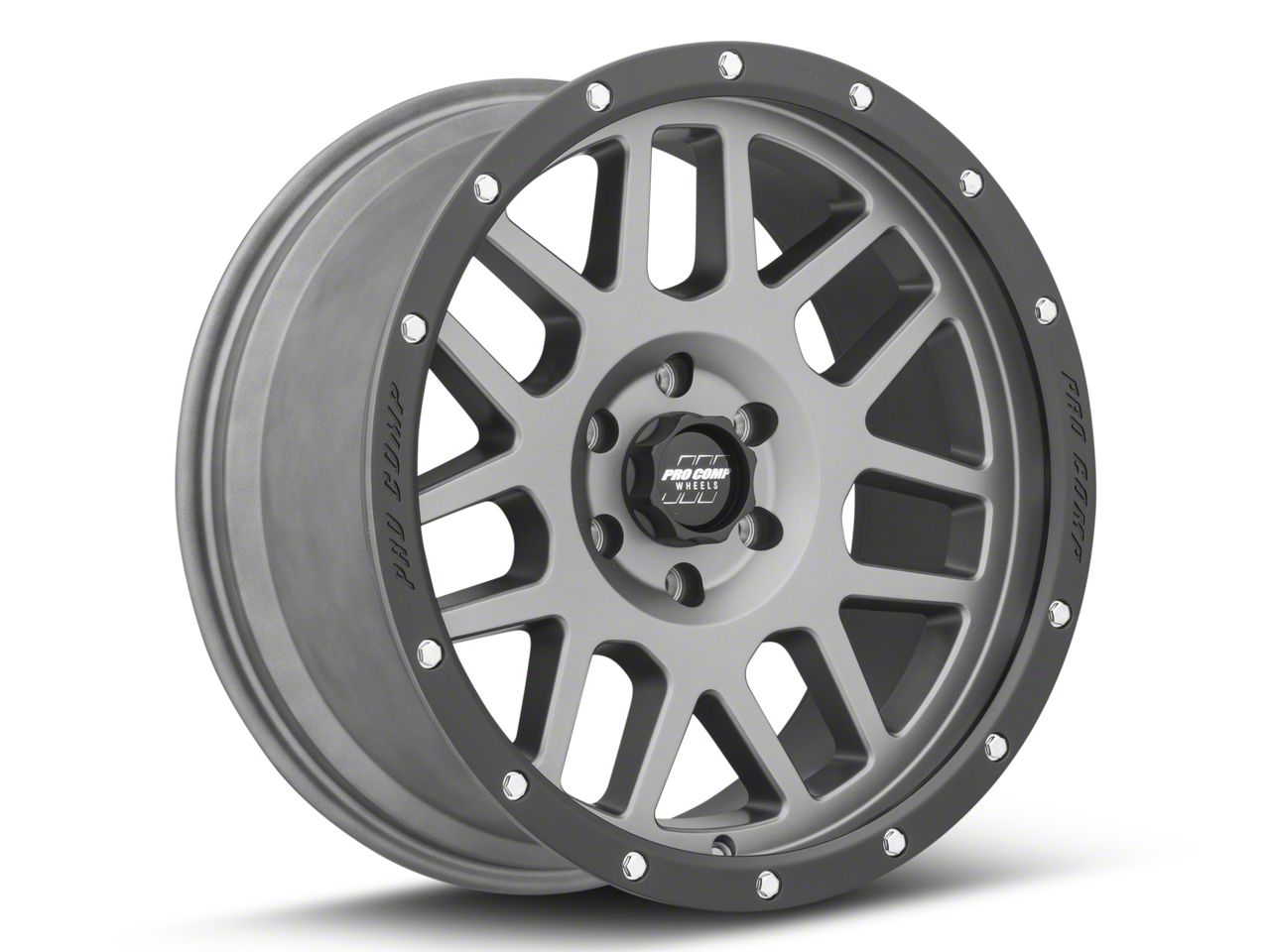 Pro Comp Wheels Bronco Vertigo Matte Graphite 6-Lug Wheel; 20x9; 6mm ...