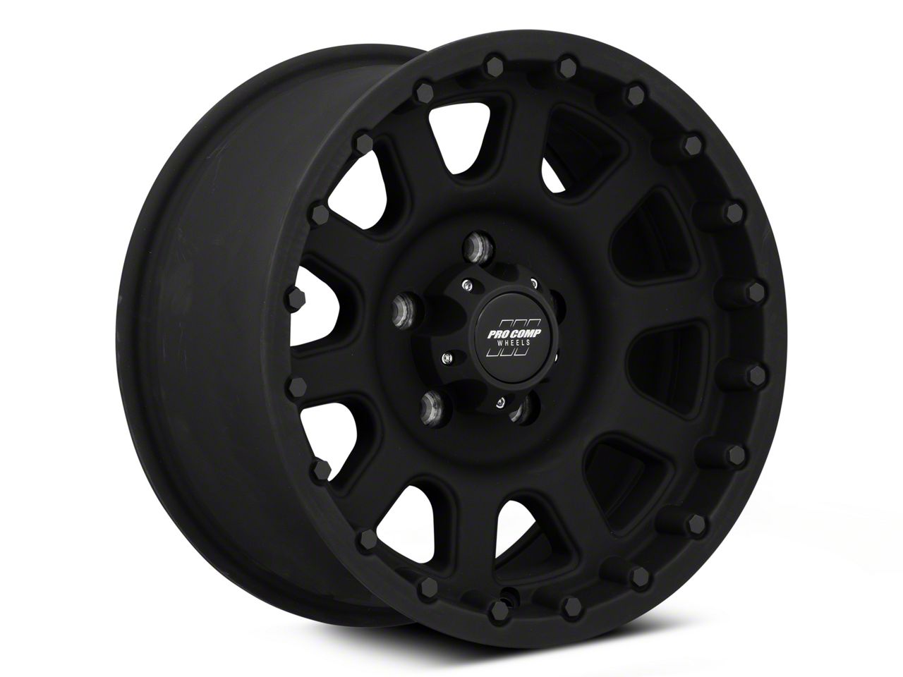 Pro Comp Wheels Jeep Cherokee 32 Series Bandido Flat Black Wheel; 16x8 ...