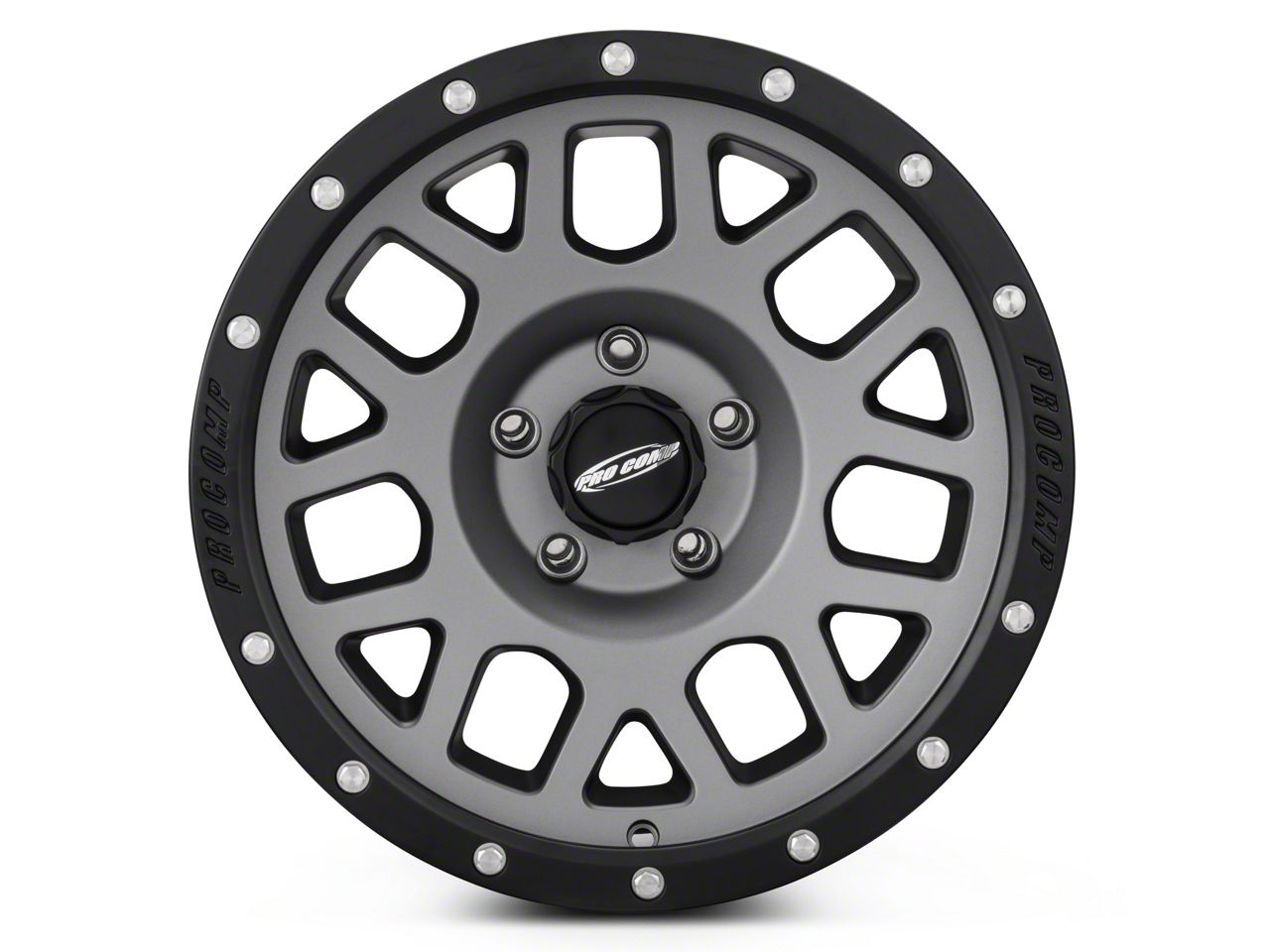 Pro Comp Wheels Jeep Grand Cherokee Vertigo Matte Graphite Wheel; 17x9; -6mm Offset 2640-7973 ...