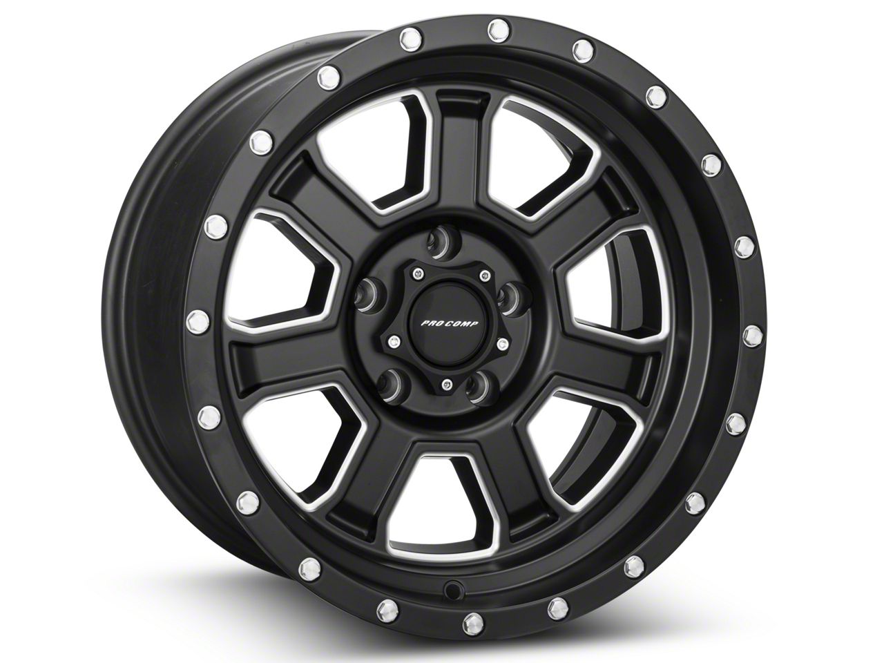 Pro Comp Wheels Jeep Grand Cherokee Sledge Satin Black Milled Wheel ...