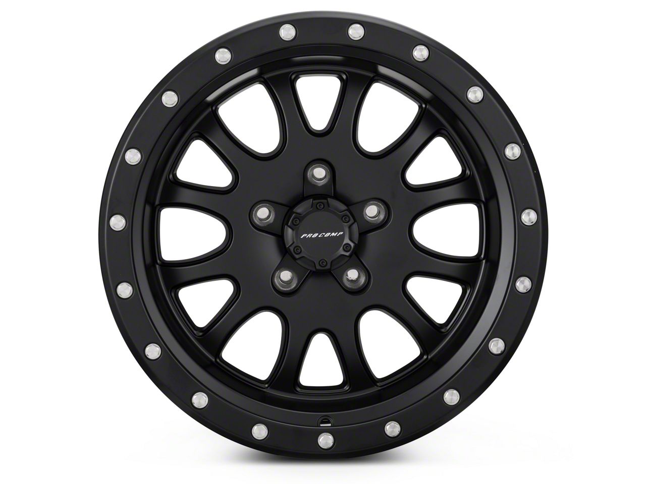 Pro Comp Wheels Jeep Grand Cherokee Syndrome Satin Black Wheel; 17x9 ...