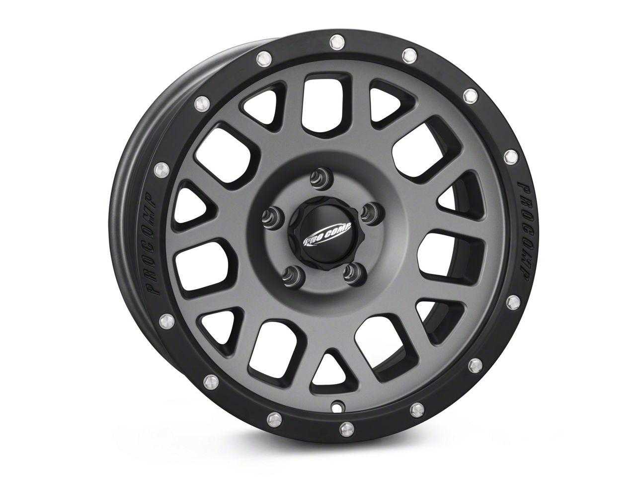 Pro Comp Wheels Jeep Grand Cherokee Vertigo Matte Graphite Wheel; 17x9 ...