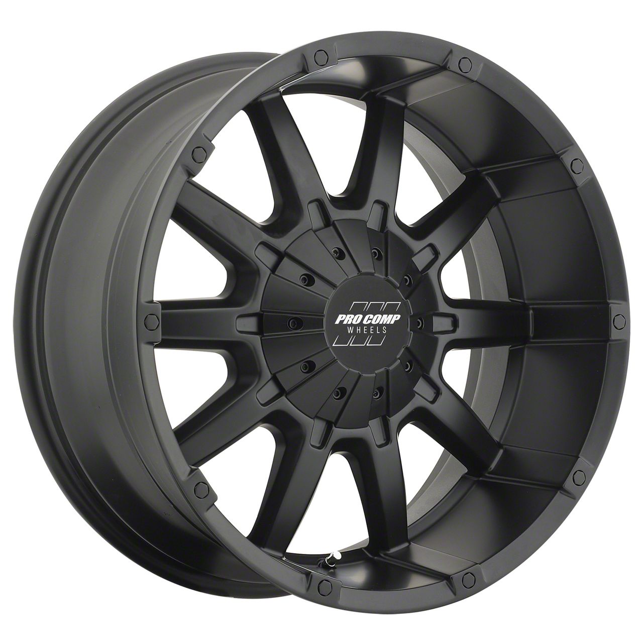 Pro Comp Wheels Jeep Grand Cherokee 10 Gauge Satin Black Wheel; 20x9 ...