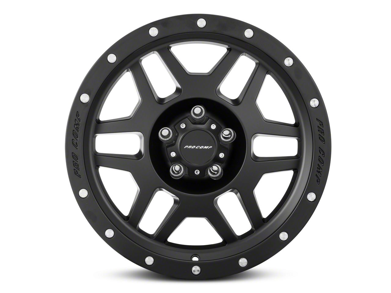 Pro Comp Wheels Jeep Grand Cherokee Phaser Satin Black Wheel; 18x9; 0mm ...