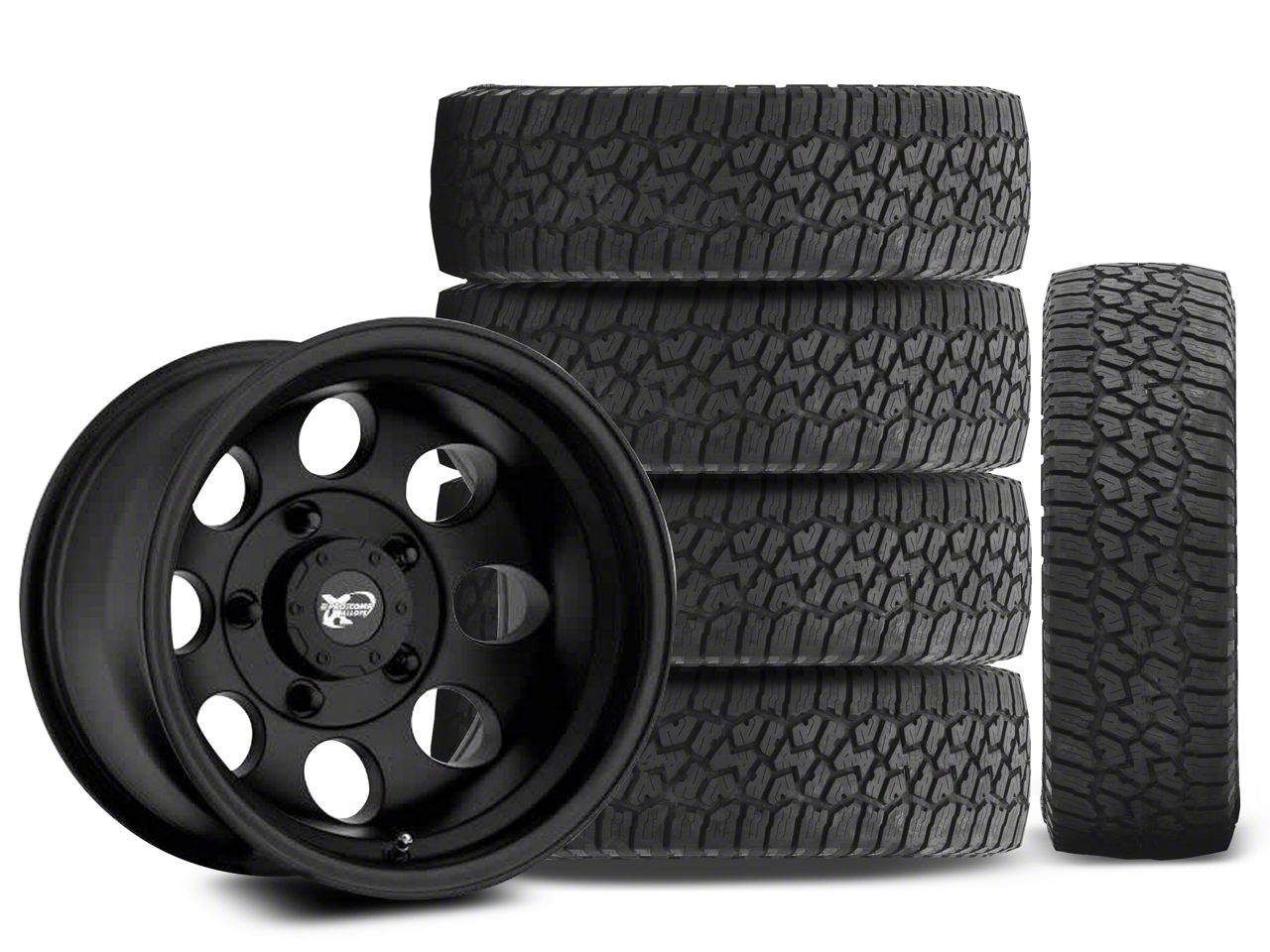 Jeep Wrangler 16x8 Pro Comp Wheels 69 Series & 35in Falken All-Terrain ...