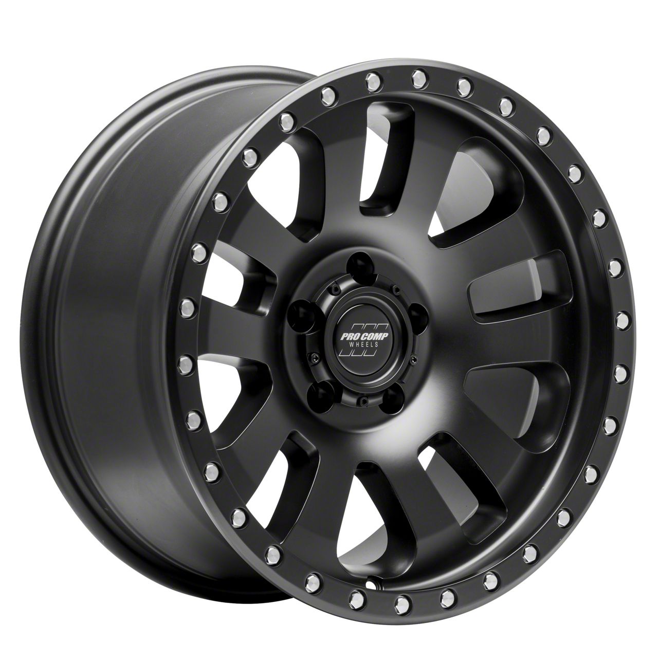 Pro Comp Wheels Jeep Wrangler Prodigy Satin Black Wheel; 18x9; 0mm ...
