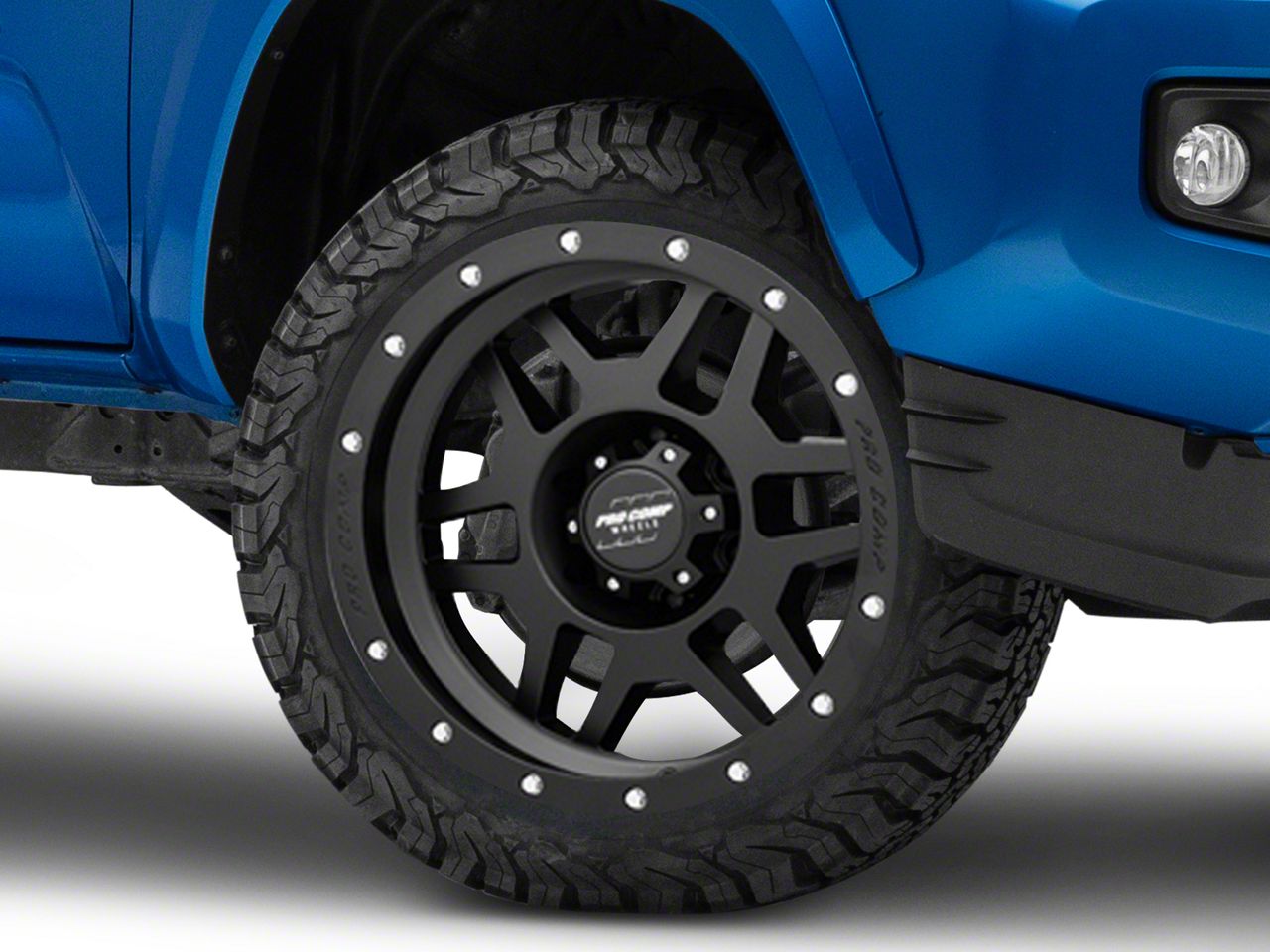 Pro Comp Wheels Tacoma Phaser Satin Black 6-Lug Wheel; 20x9; 6mm Offset ...
