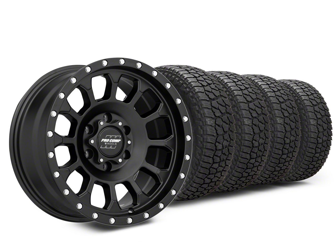Tacoma 17x8.5 Pro Comp Rockwell Wheel & 32in Falken All-Terrain ...