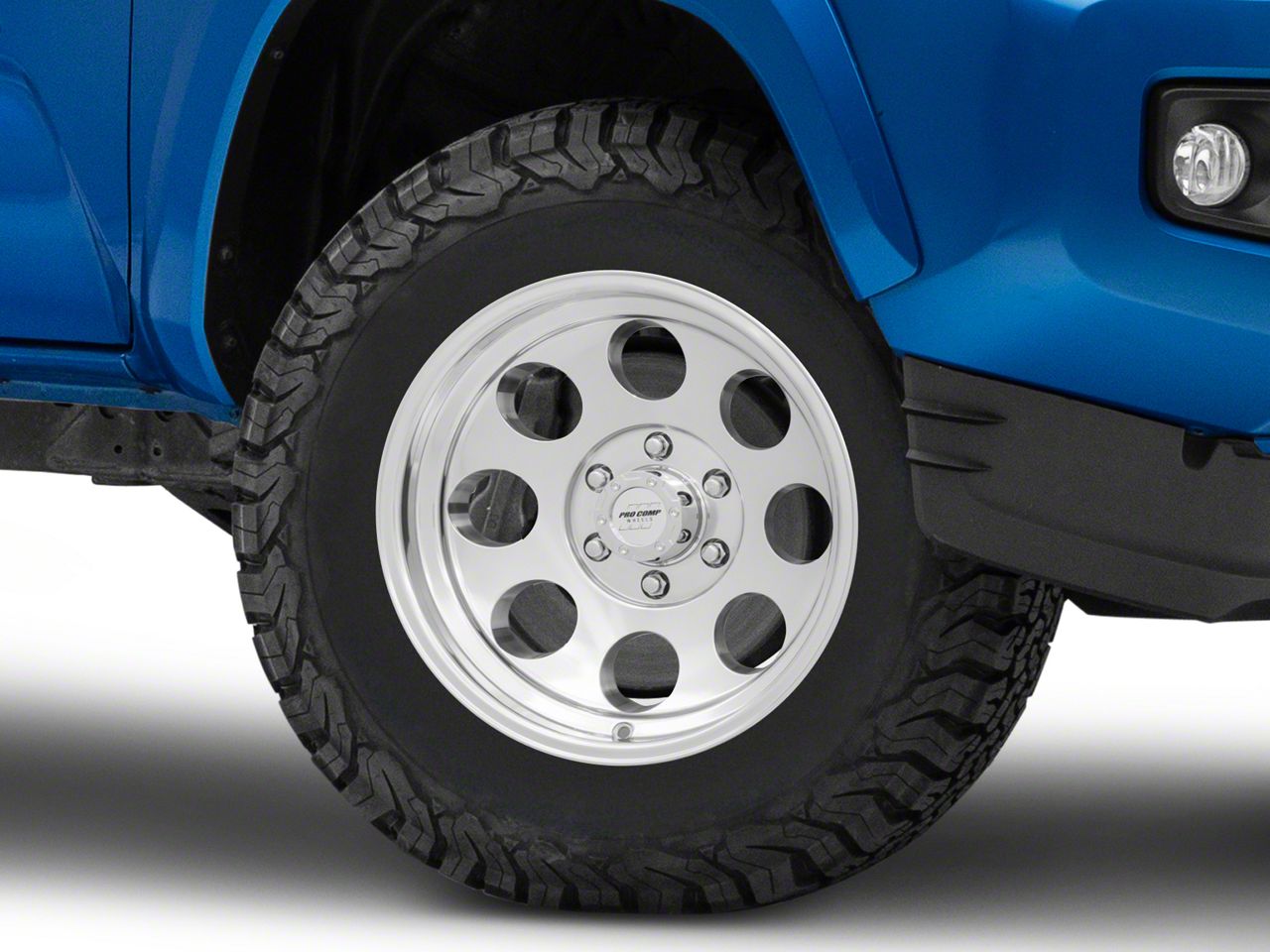 Pro Comp Wheels Tacoma Vintage Polished 6-Lug Wheel; 17x9; -6mm Offset ...
