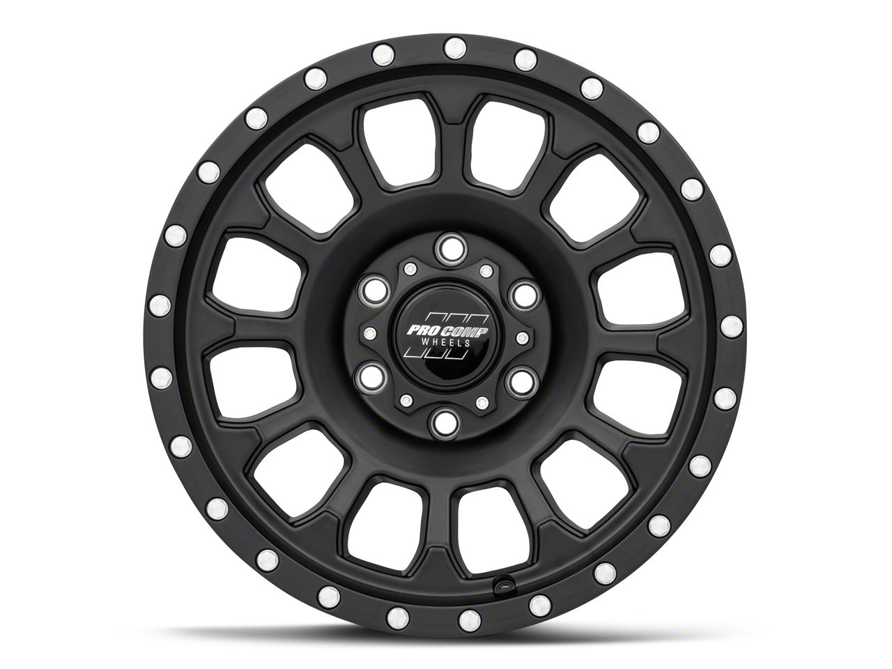 Pro Comp Wheels Titan Rockwell Satin Black 6-Lug Wheel; 18x9; 0mm ...