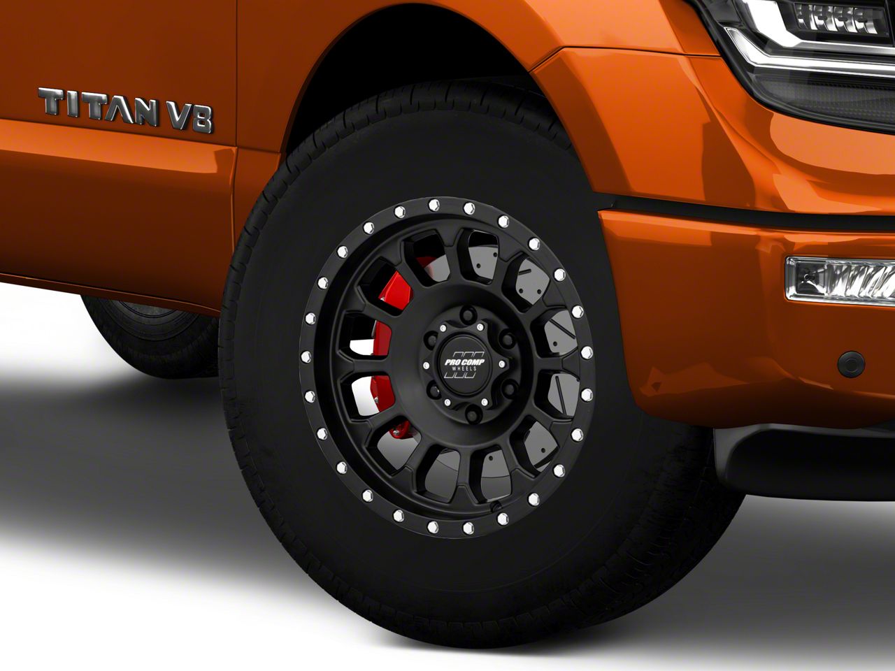 Pro Comp Wheels Titan Rockwell Satin Black 6-Lug Wheel; 18x9; 0mm ...