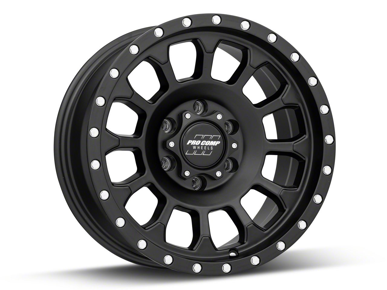 Pro Comp Wheels Titan XD Rockwell Satin Black 6-Lug Wheel; 20x9; -12mm ...
