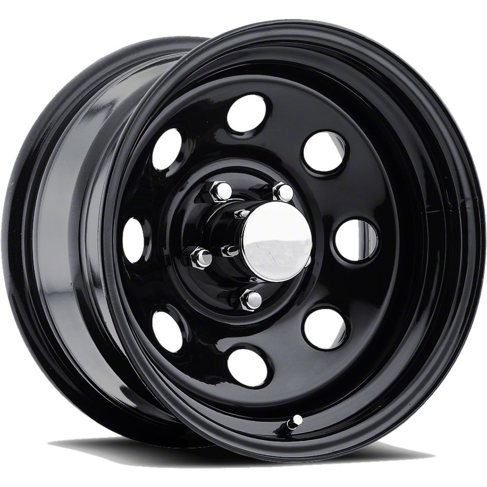Pro Comp Wheels Jeep Wrangler Series 97 Gloss Black Wheel; 15x10; -12mm ...