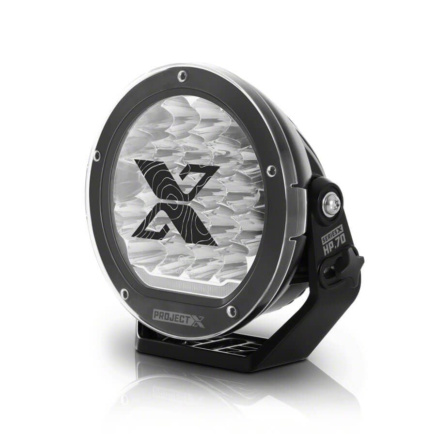 PROJECT X Jeep Gladiator 7-Inch Series X HP.70 LED Auxiliary Light ...