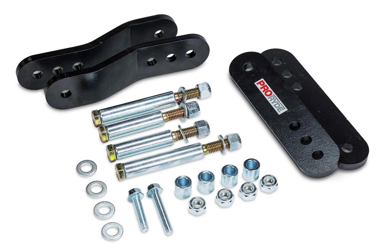 ProRYDE Frontier Adjustable Rear Leaf Spring Shackle Kit 57-4000N (05 ...